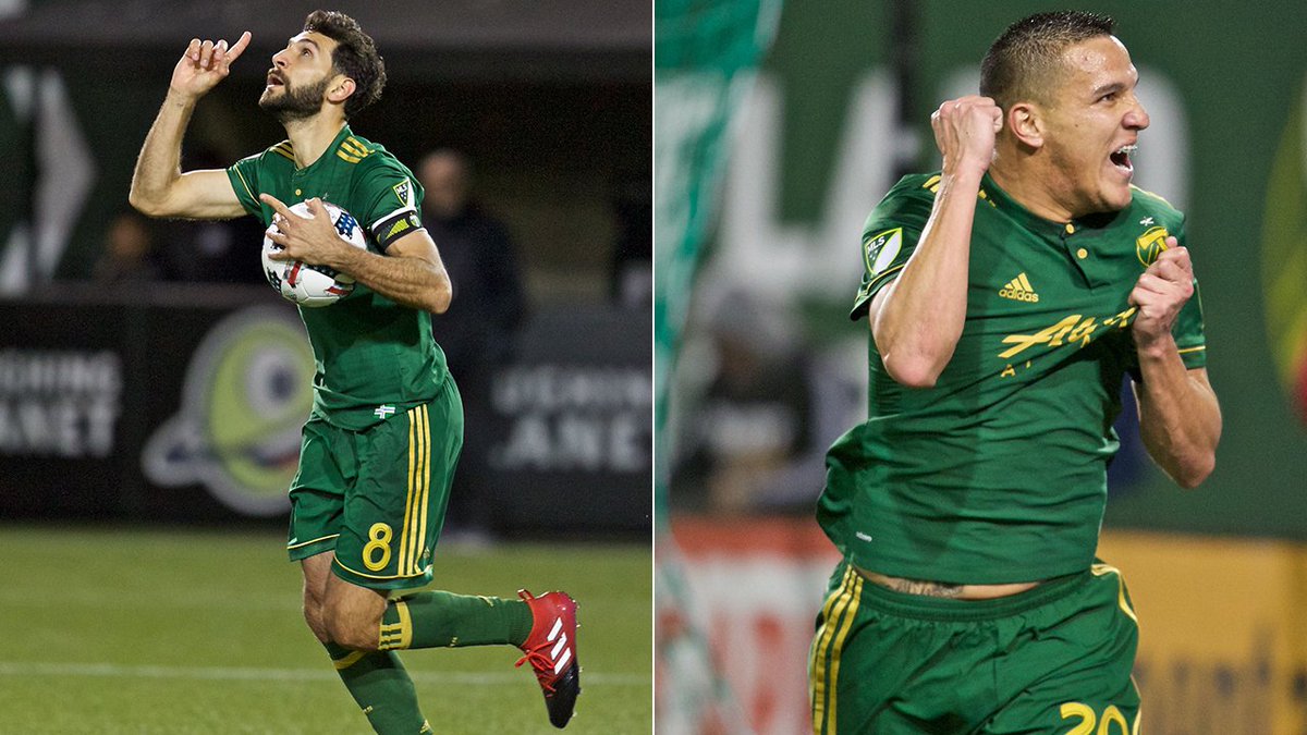 .@DiegoDv8, David Guzmán doing work. Both named to @MLS Team of the ...