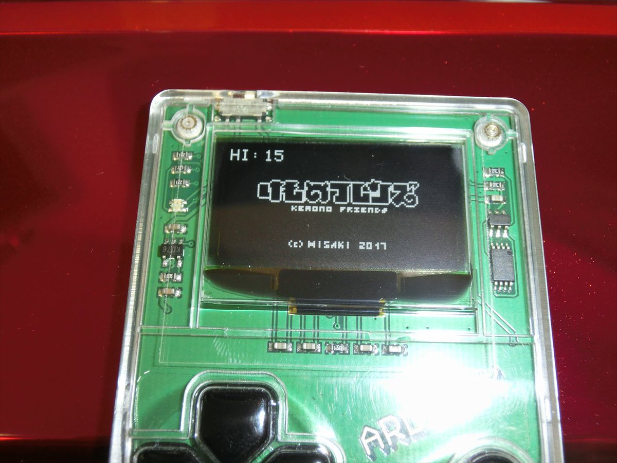 8ビットの【けものフレンズ】のゲーム。たのしー!! Arduboy関連ツイート 2017.3 #けものフレンズ - posfie