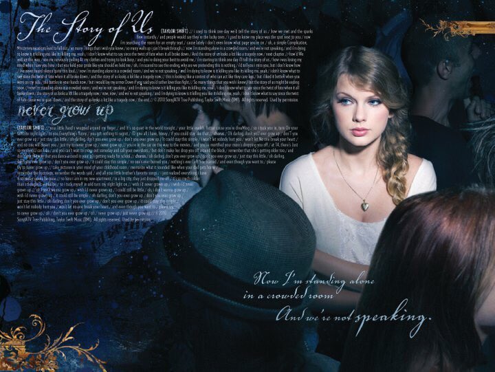 Taylor Swift Speak Now Quotes In Album Booklet