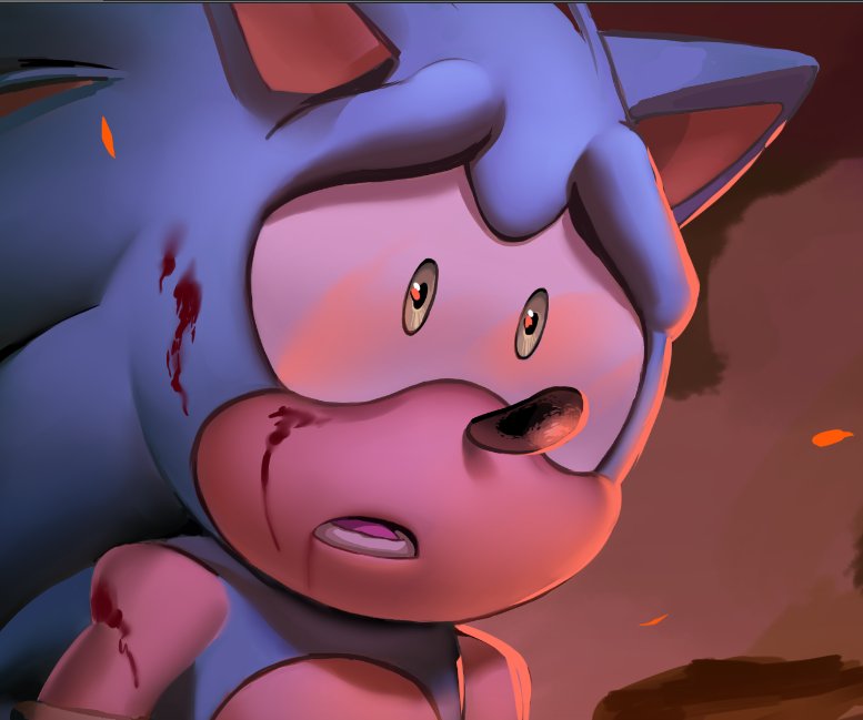 Sonic The Hedgehog Sad Fan Art