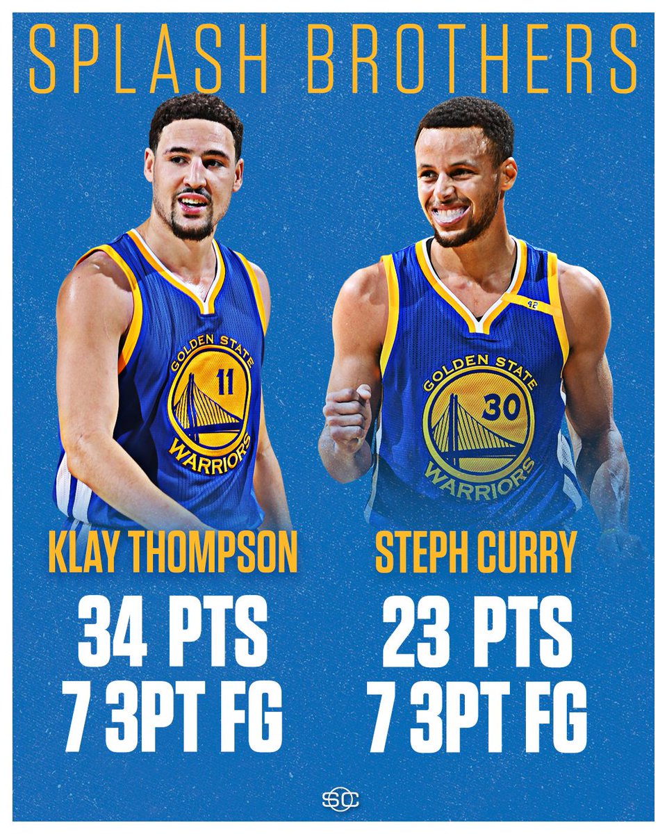 Steph Curry and Klay Thompson: 57 Pts OKC's starting five: 53 Pts : r/warriors