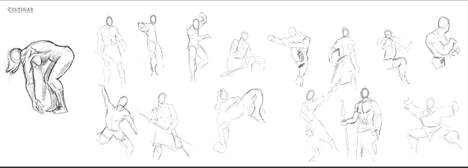 Zulfugar on Twitter: "two cups of coffee later #2dart #quickposes #anatomy #zulfugart #anatomy # ...