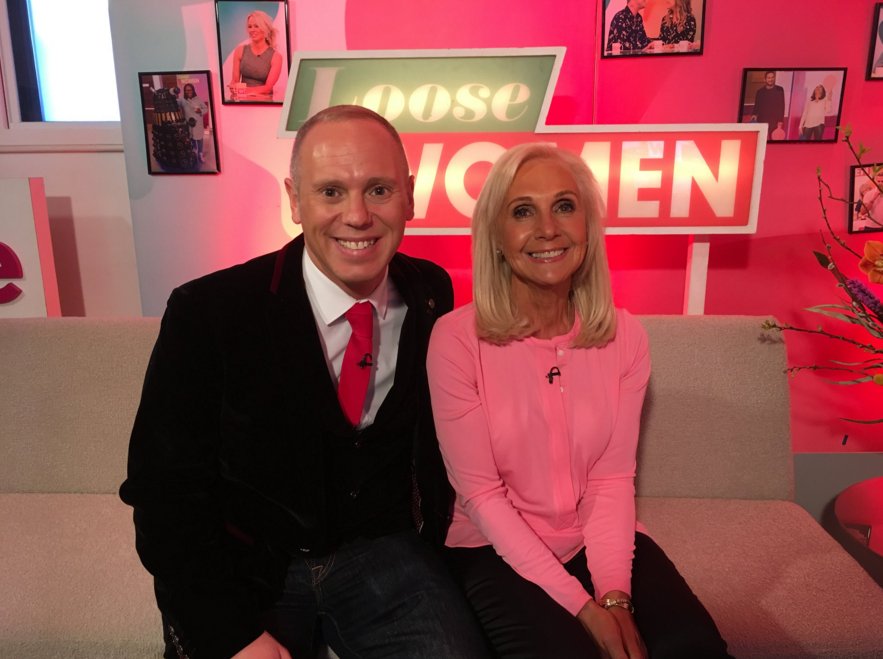 Judge Rinder and his mum appeared on Loose Women's Mother's Day special ...