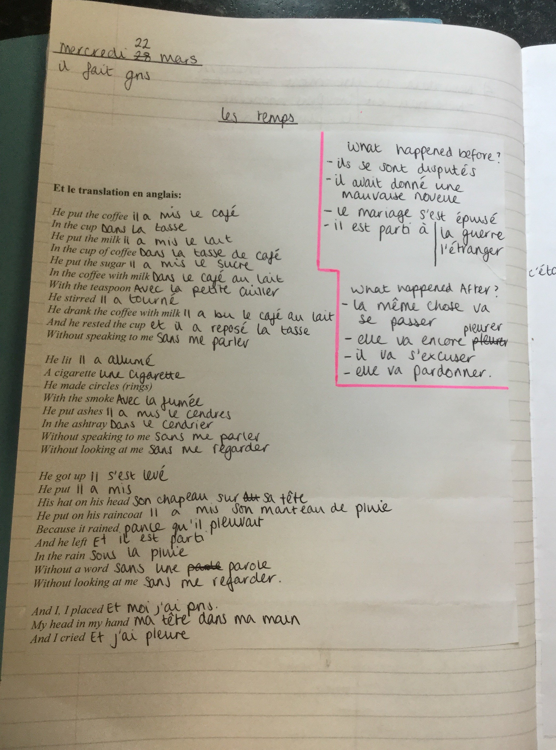 Modern Languages on Twitter: "Using Jacques Prévert's poem 'Déjeuner du ...