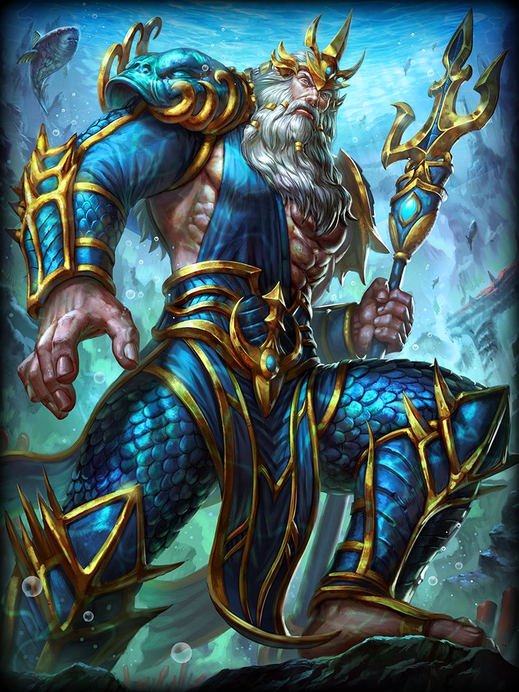 Smite Poseidon Skins
