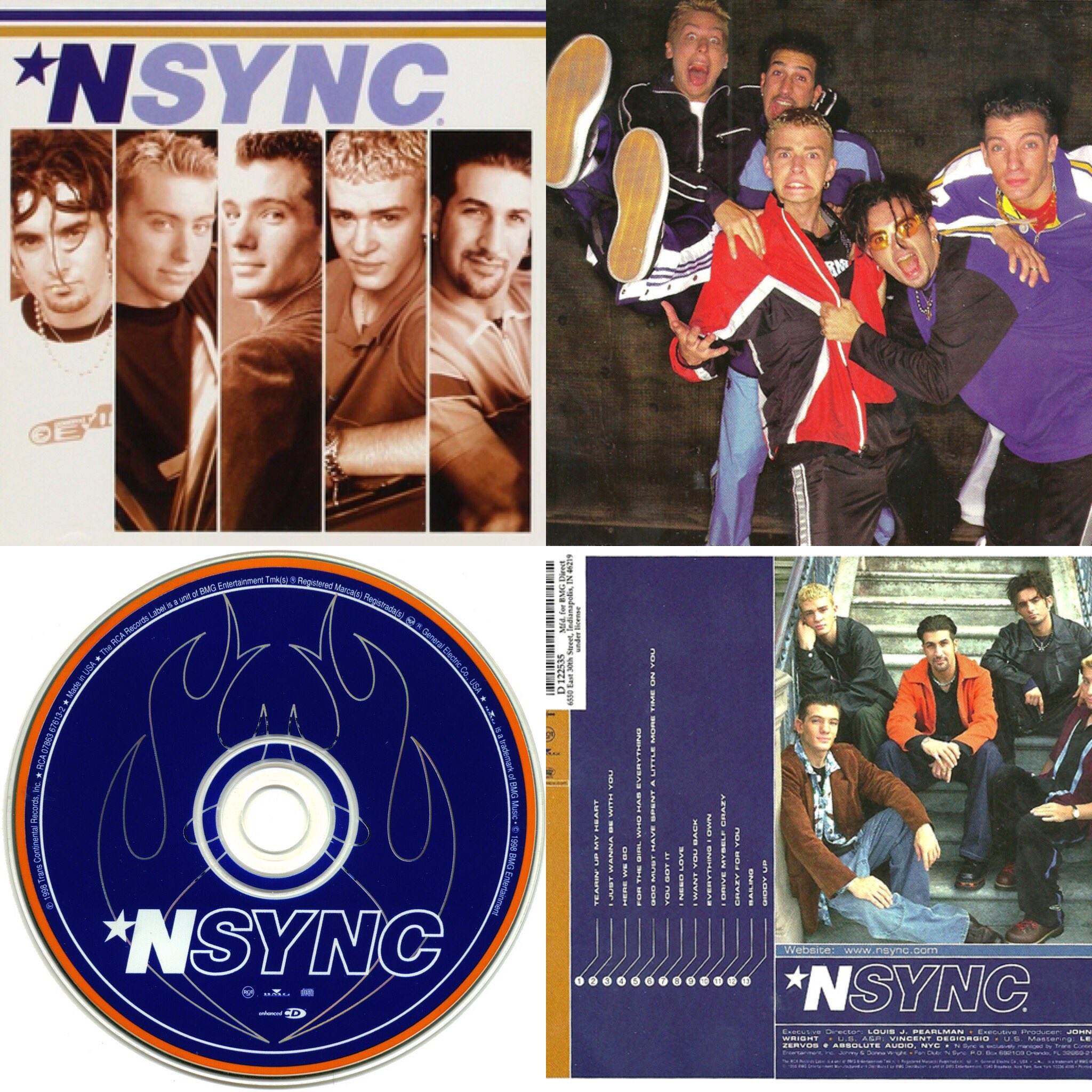 Nsync Self Titled Album Cover