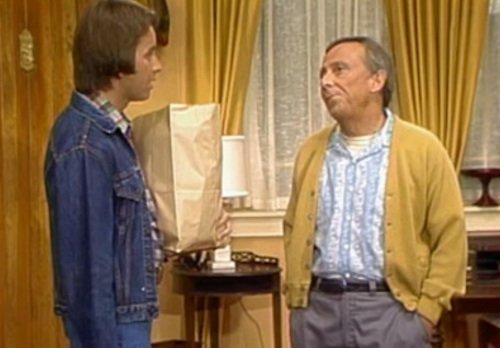 Nine years before he played landlord Mr. Roper on 'Three's Company ...