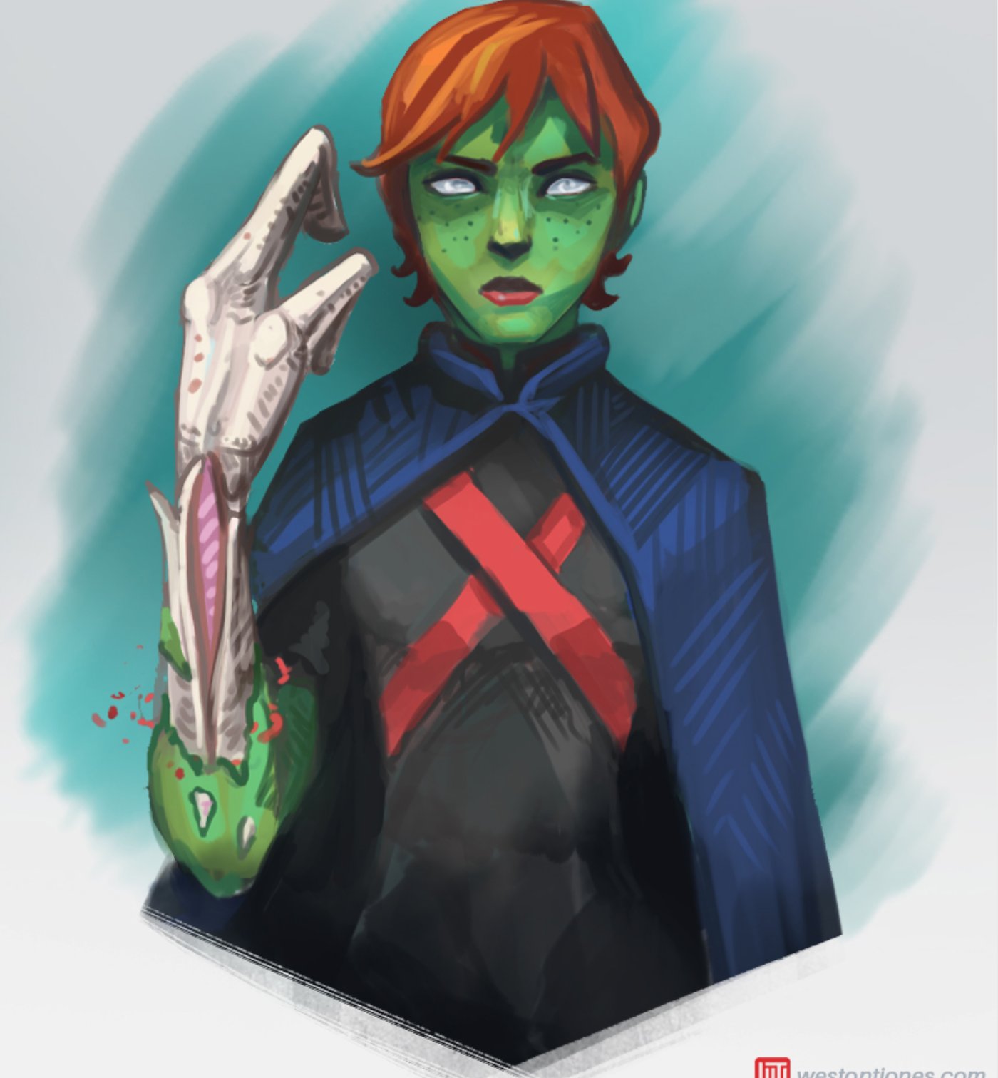 Junge Gerechtigkeit Miss Martian Fan Art Wonder Woman's Daughter In