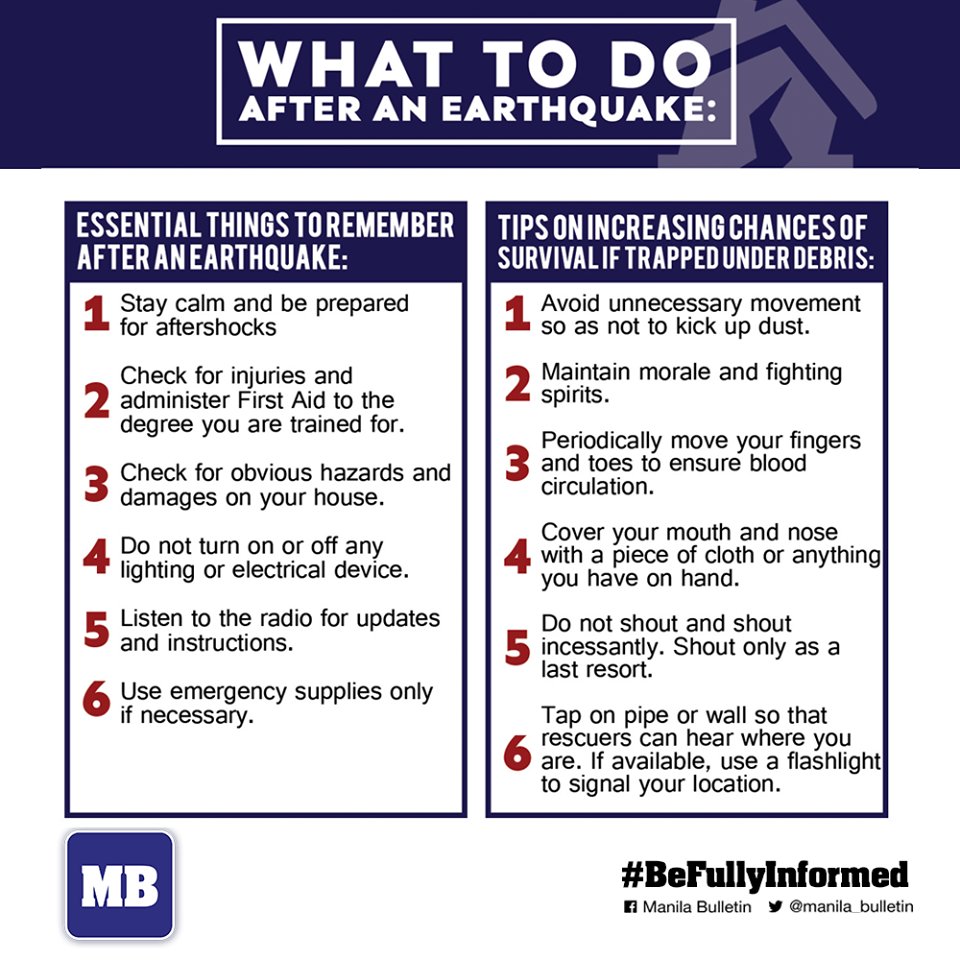 Here are some quick reminders on what to do before, during and after an ...