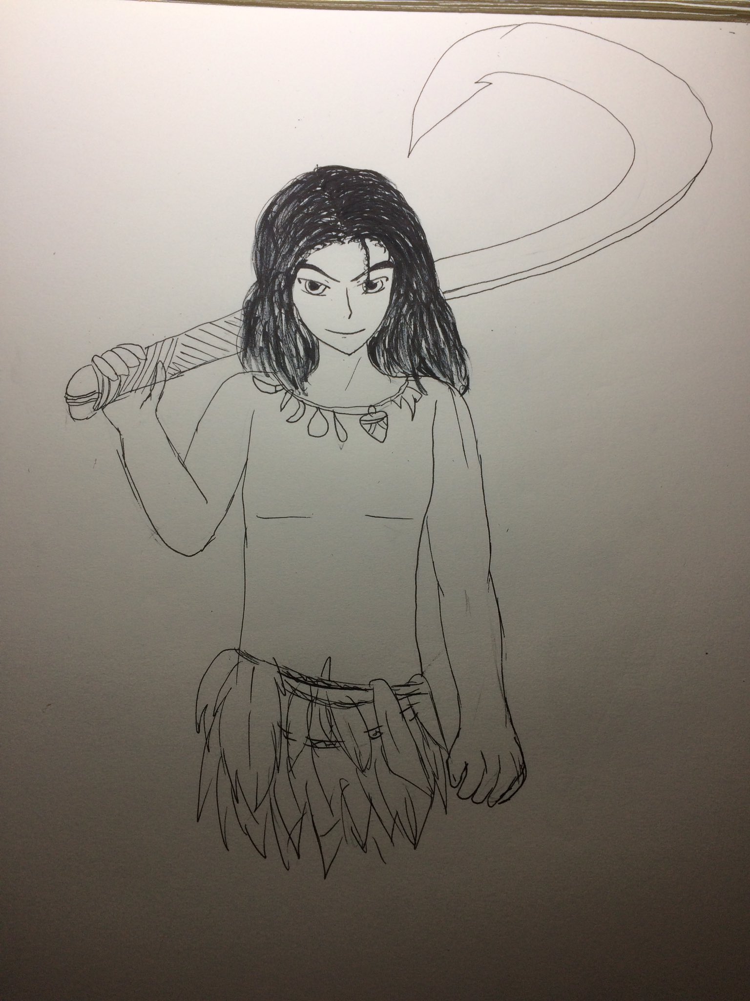 How To Draw Karana From Island Of The Blue Dolphins