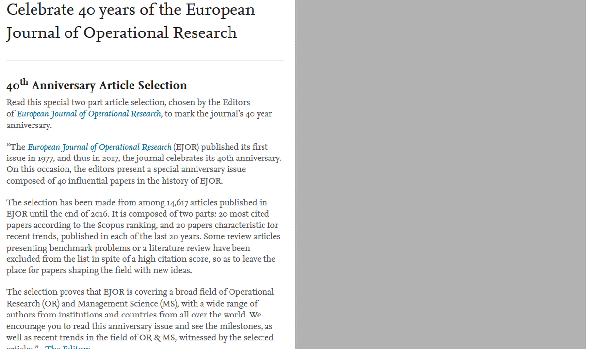 The history of operational research - rtswei