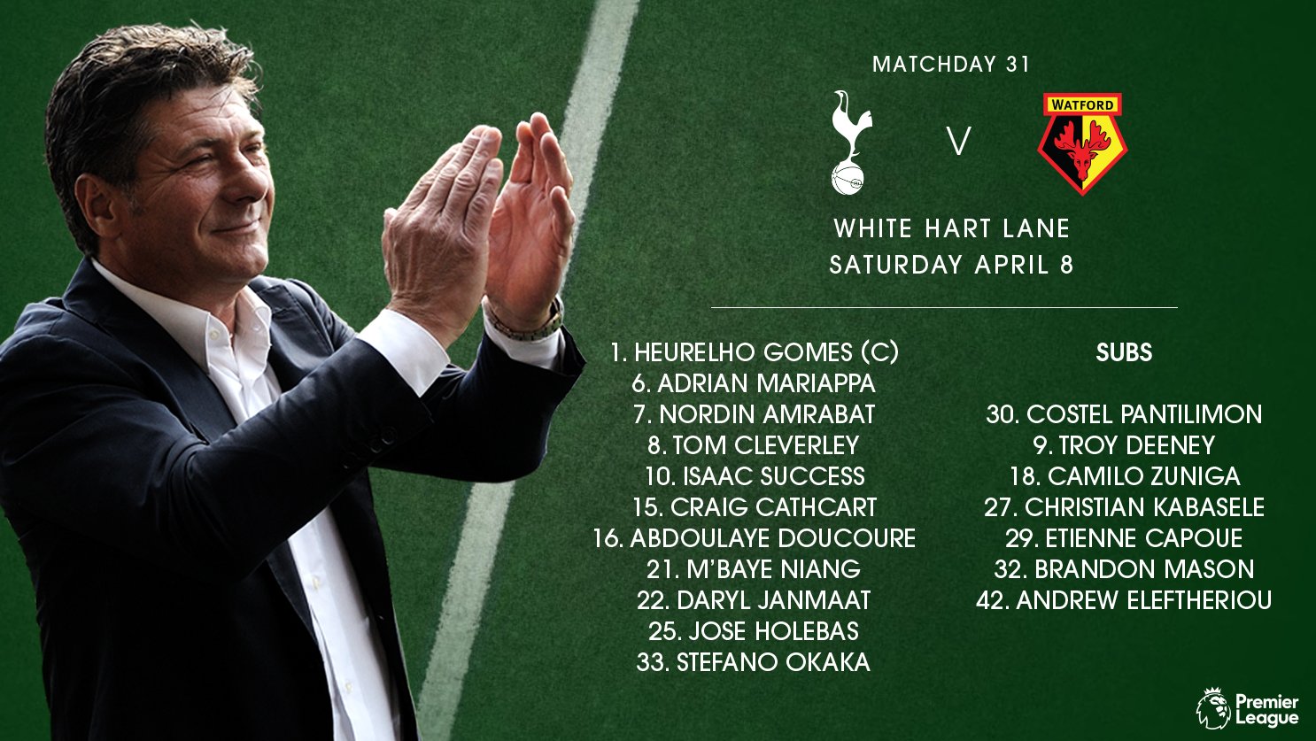 [EPL] 32R 토트넘 v 왓포드, 선발라인업.jpg : 클리앙