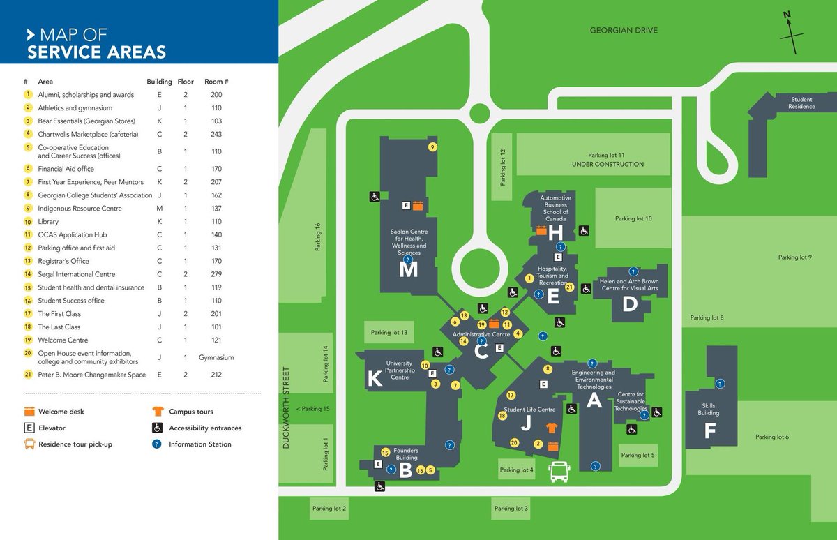 Georgian College Barrie Campus Map Georgian College Barrie Campus Map