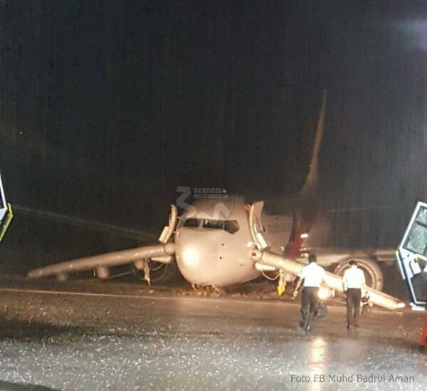 Malaysia Airlines flight MH2718 skidded upon landing at Sibu Airport ...