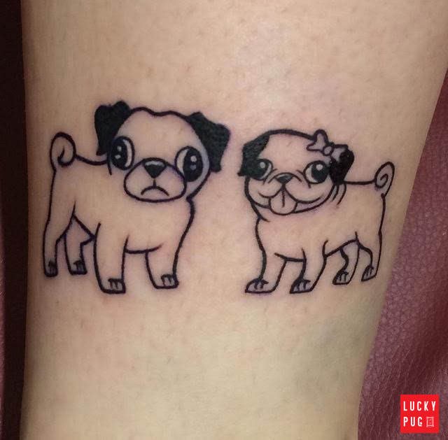 Pin by Kasey on Unique Artwork | Pug tattoo, Tattoos gallery, Dog tattoos