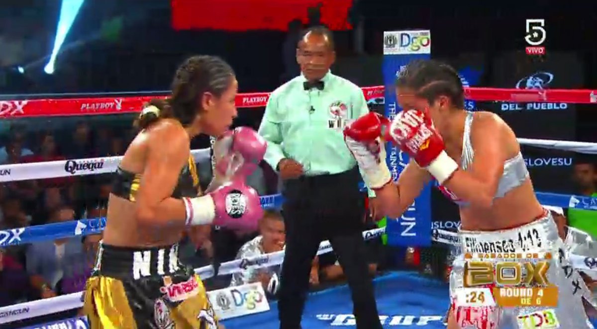Jaky Calvo conectó mejor a Yesenia Gómez en el 3o y 4o round. Sigue la ...