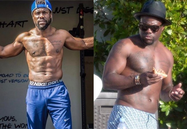 Kevin Hart: Kevin Hart () shows off his shredded six-pack on Instagram ...