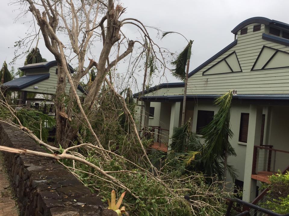 Damage from Cyclone Debbie on Hamilton Island. TCDebbie 7News | 7NEWS ...