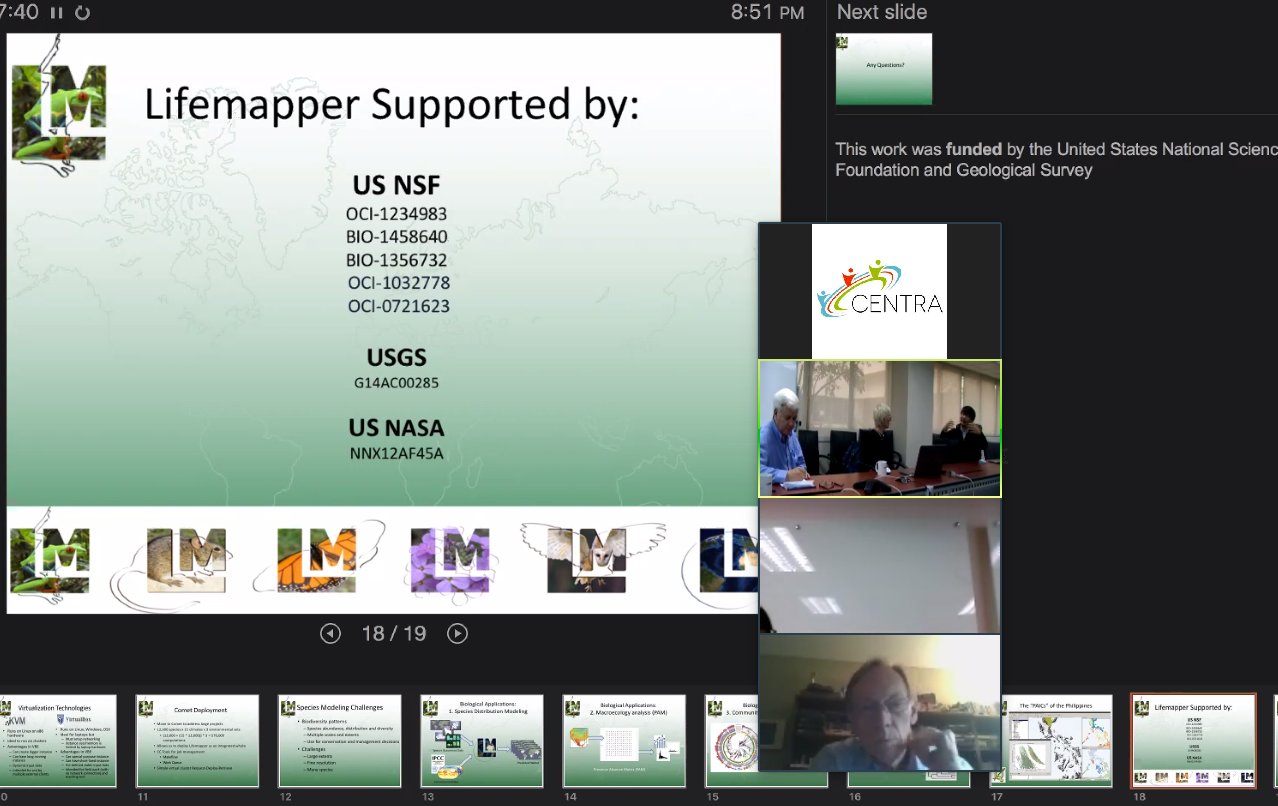 GlobalCENTRA on Twitter: "CENTRA's #Lifemapper #webinar Q&A now w/ Aimee Stewart, Jim Beach- U ...