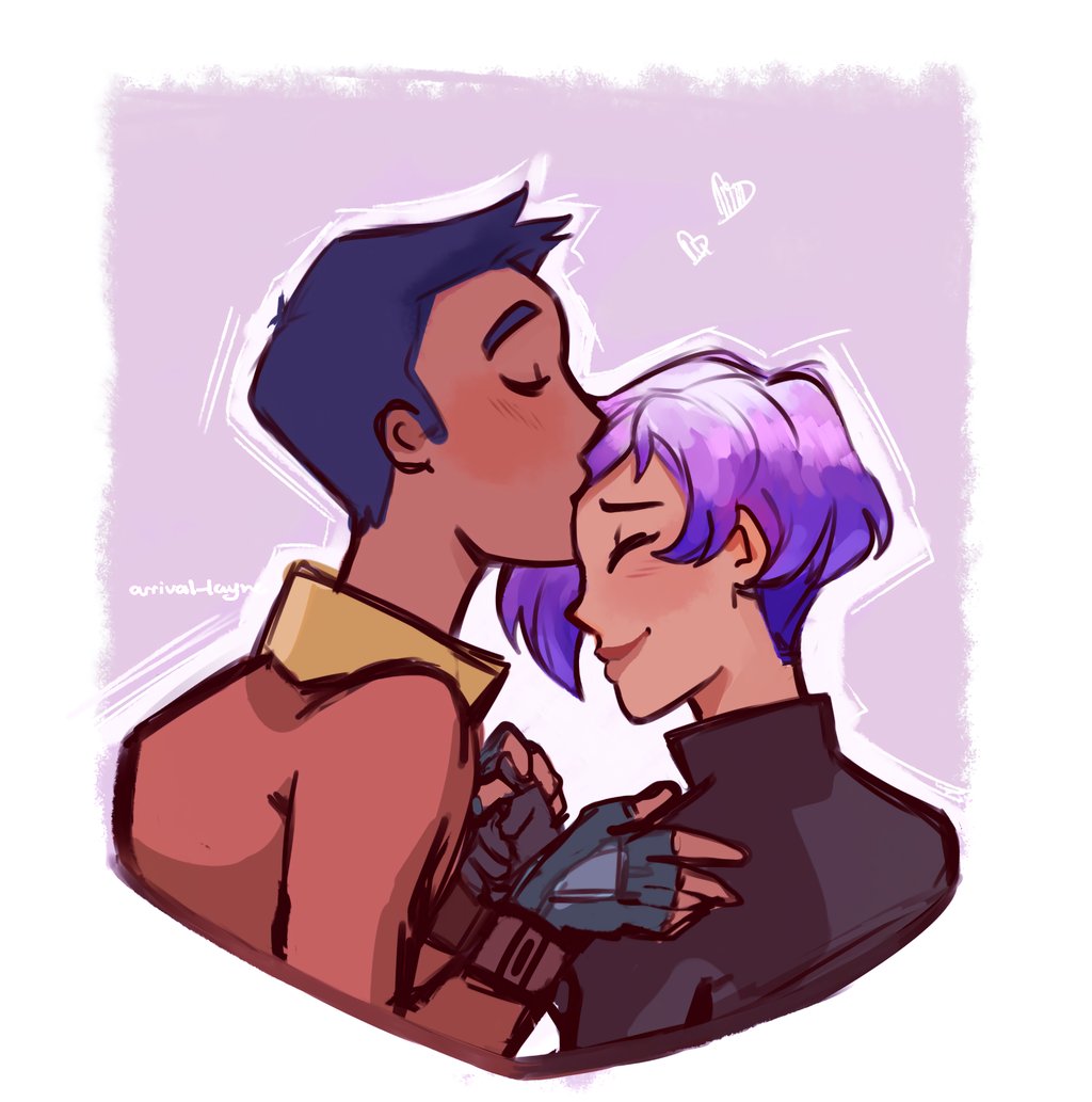 Star Wars Rebels Ezra And Sabine Kiss