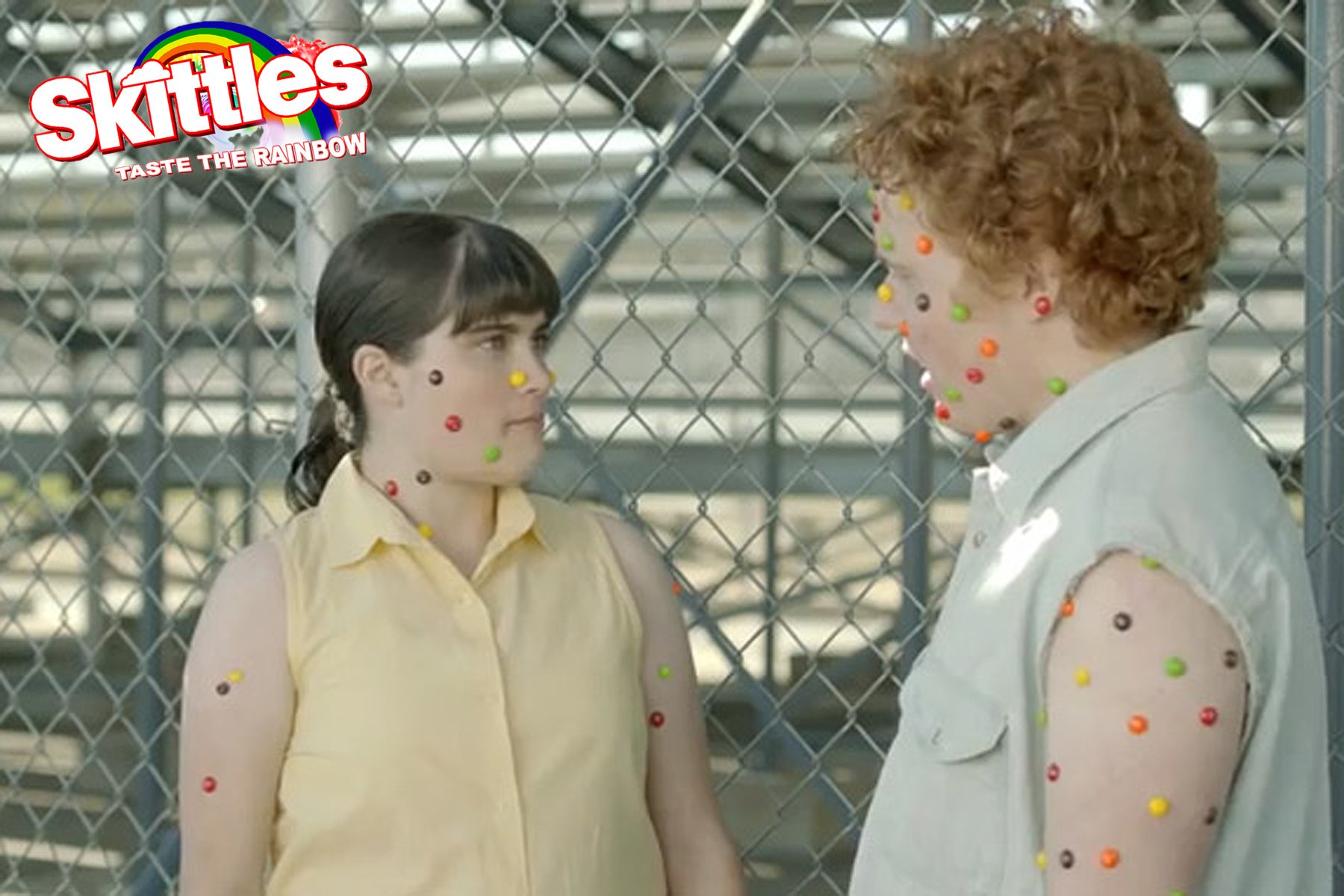 Skittles Taste The Rainbow Girl