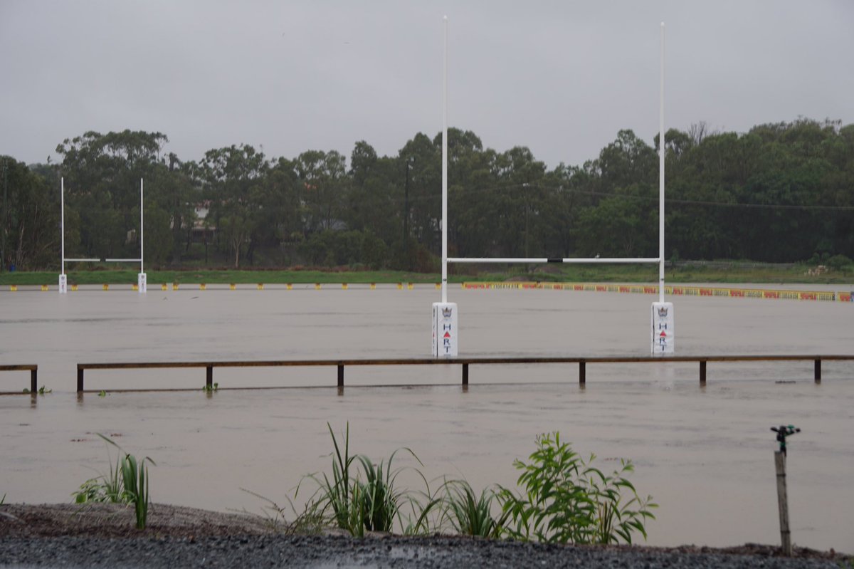 Titan's flooded Training Ground : r/nrl