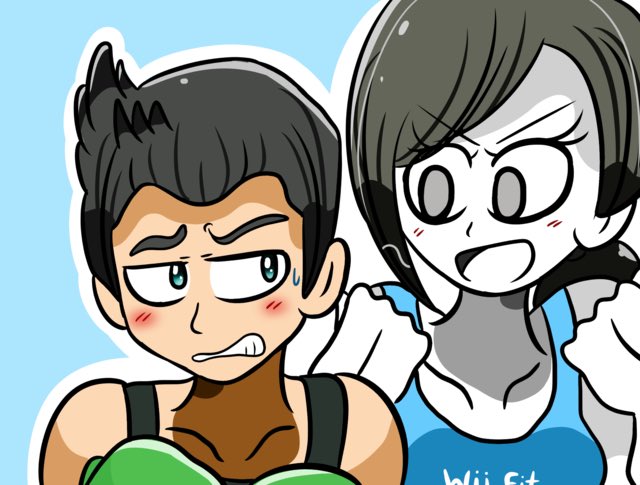 Little Mac And Wii Fit Trainer