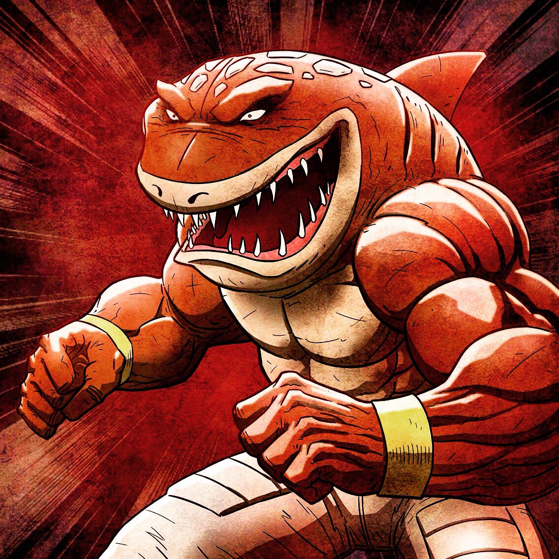 Street Sharks Ripster Drawing