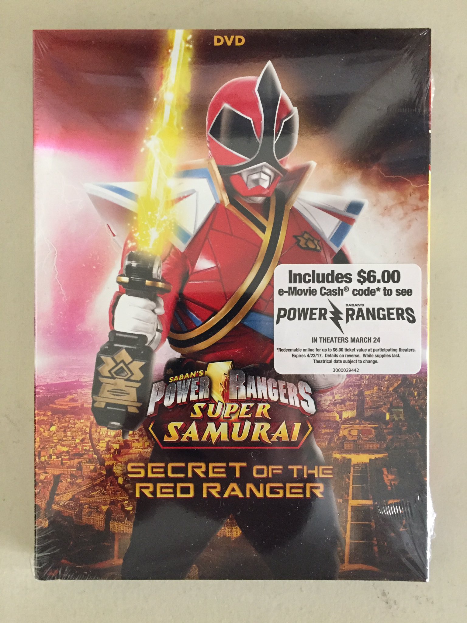 Power Rangers Super Samurai Red Ranger Secret