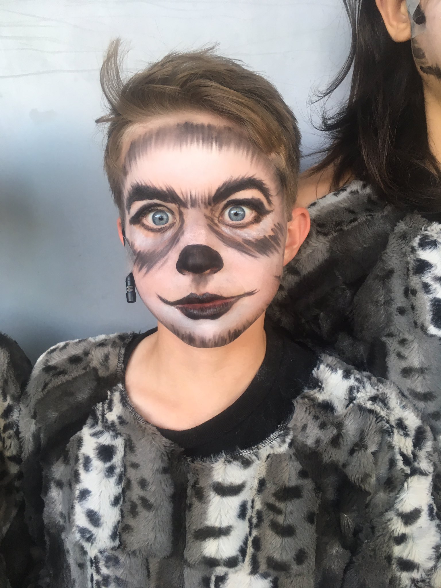 Hyena Face Paint