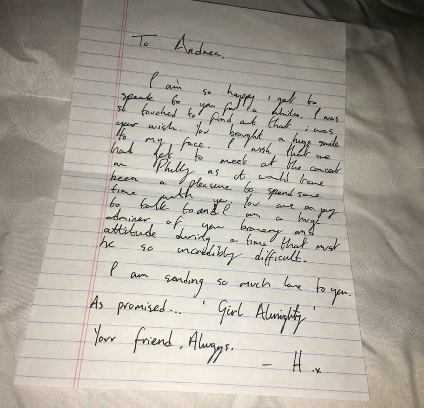 Harry Styles Writing