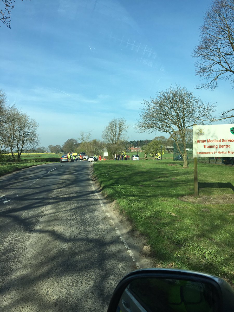 Travel: Strensall Barracks area, North Yorks crash | Calendar - ITV News