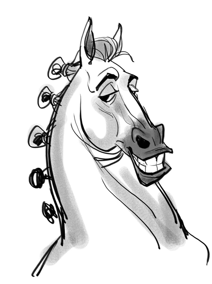 Tangled Maximus Drawing