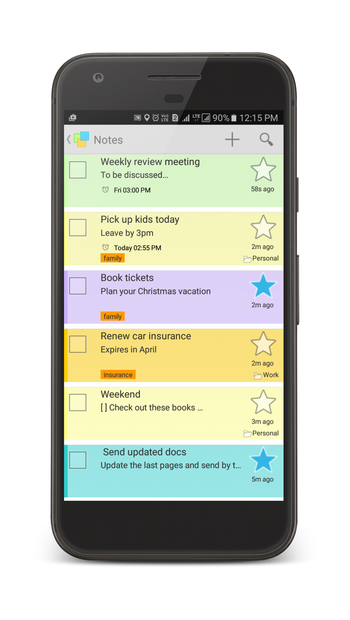 Conceptworld on Twitter: "Launched Notezilla 2.0 for Android! Supports widgets! colorful lists ...