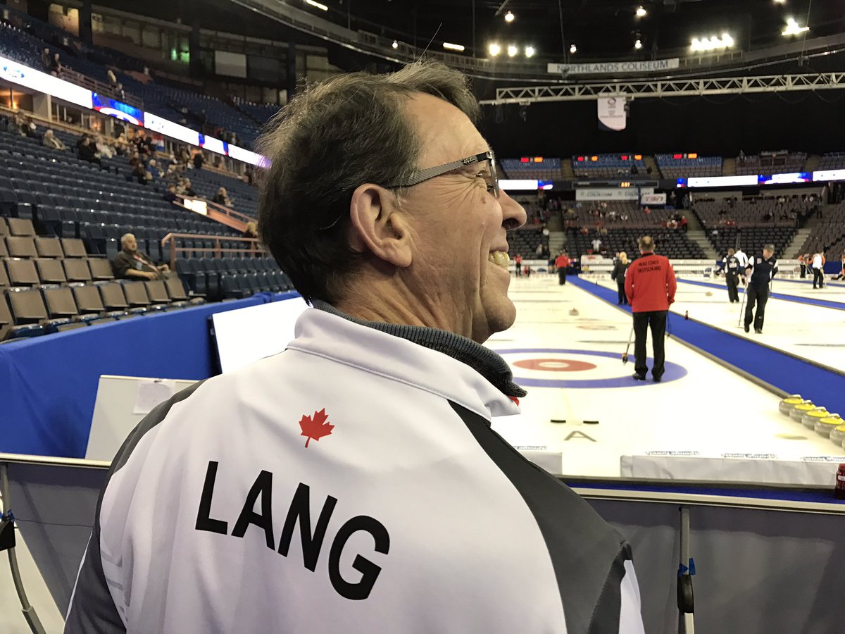 Curling lesson 101. this is rick lang. not brent laing. rick won 3 ...