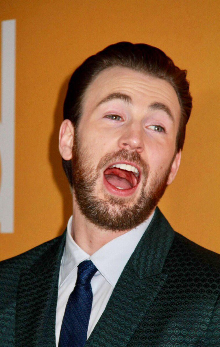 Chris Evans Tongue