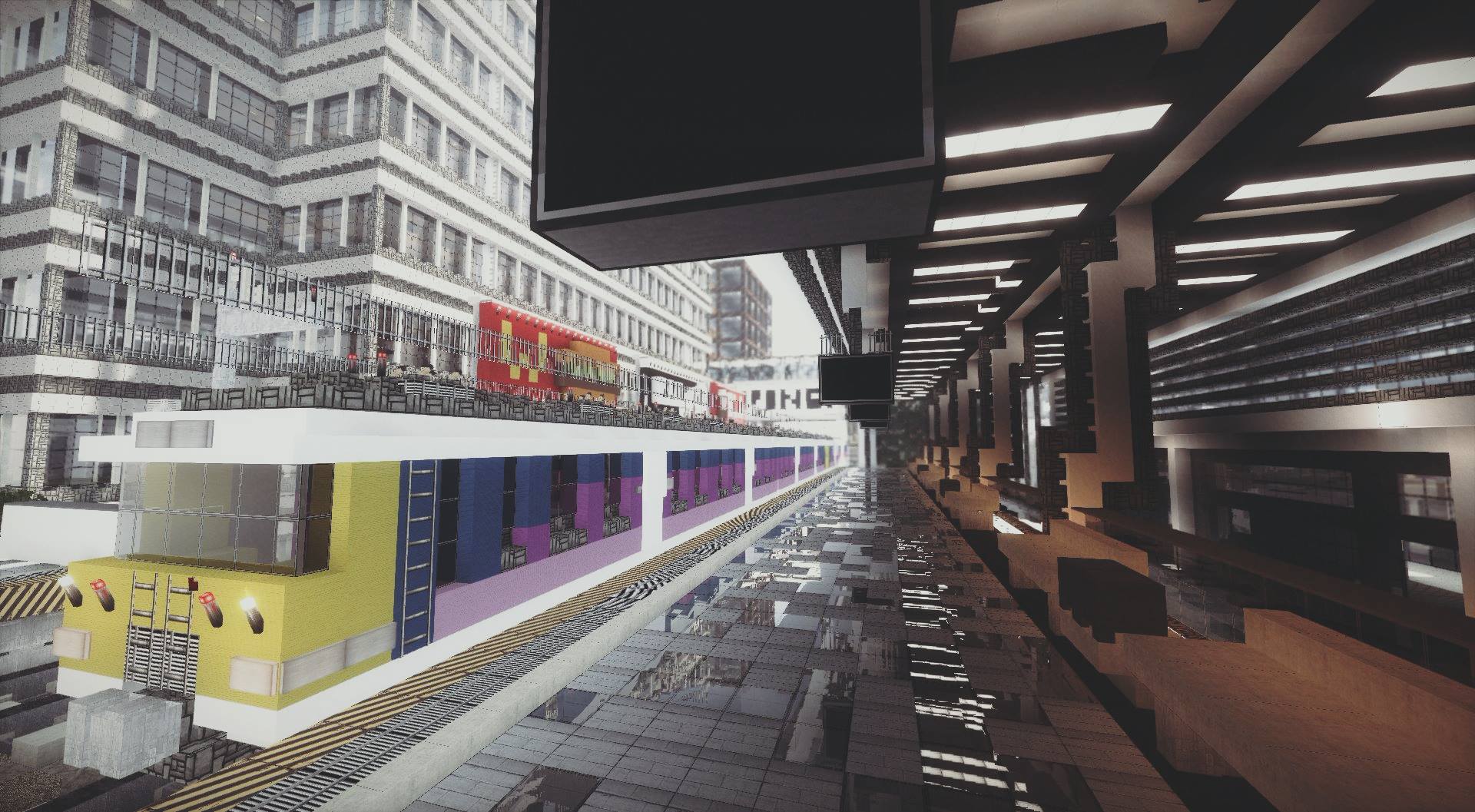 Modern Minecraft Train Station Design - Goimages Web