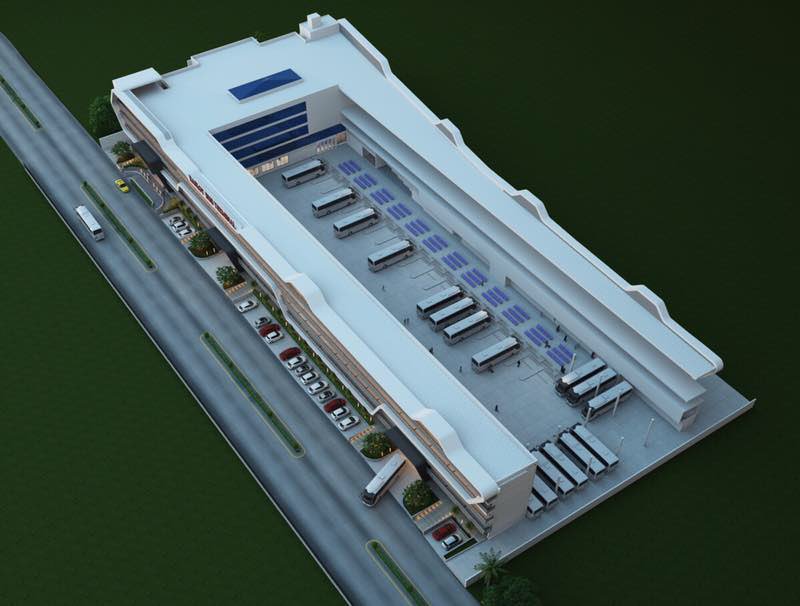 In pictures: New bus-port of Rajkot, works for which will be launched ...