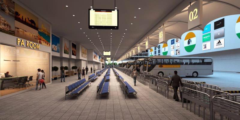 In pictures: New bus-port of Rajkot, works for which will be launched ...