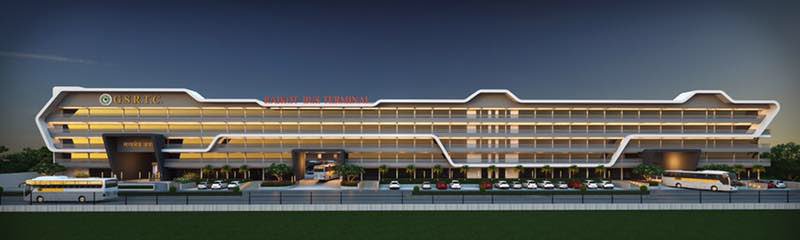 In pictures: New bus-port of Rajkot, works for which will be launched ...