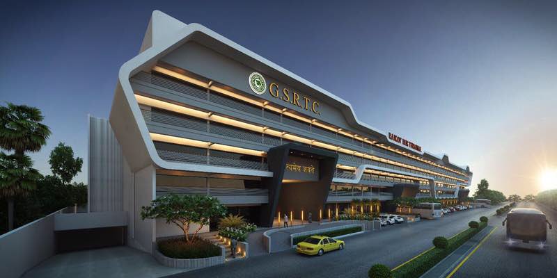 In pictures: New bus-port of Rajkot, works for which will be launched ...