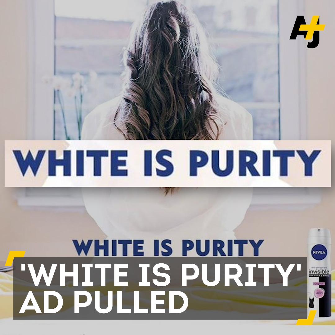Nivea pulled a "white is purity" ad ... - scoopnest.com