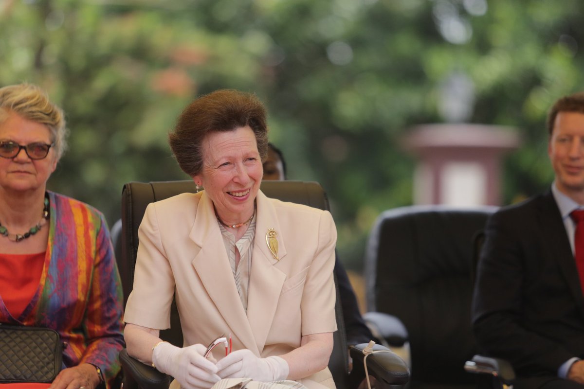 In Ghana The Princess Royal has attended a traditional Durbar ceremony ...