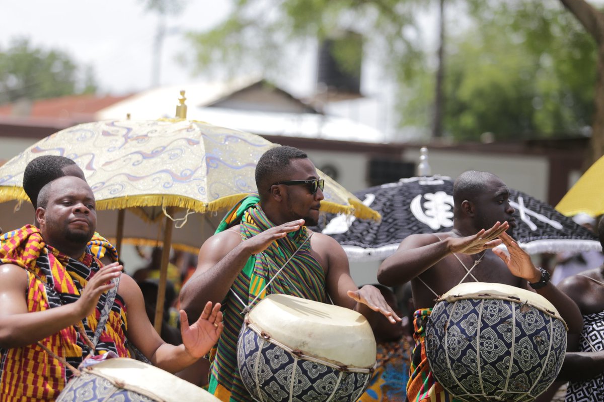 In Ghana The Princess Royal has attended a traditional Durbar ceremony ...