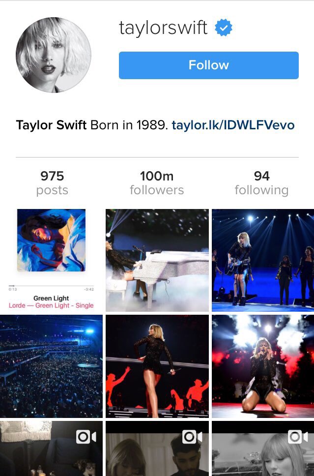 Taylor Swift Instagram Profile Picture