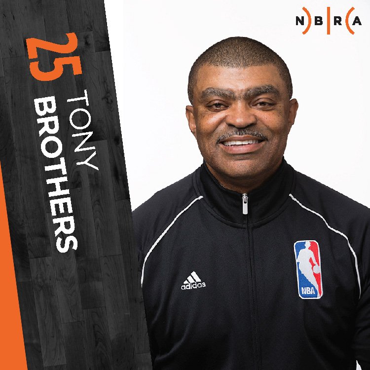 Nba Referee Tony Brothers Referee Tony Brothers Observers During The