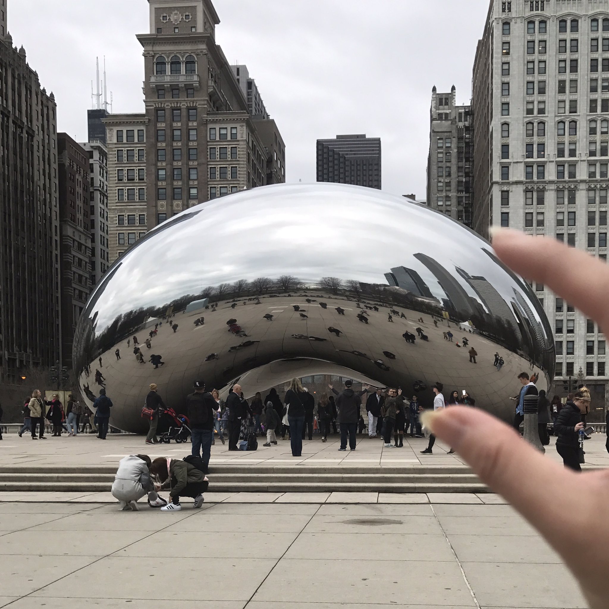 Inside Cloud Gate