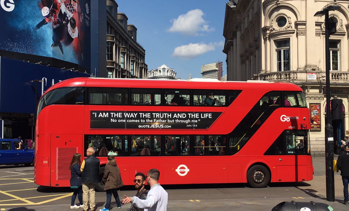 Divine Timing: These Bible Ads on London Buses Can't Be Ignored