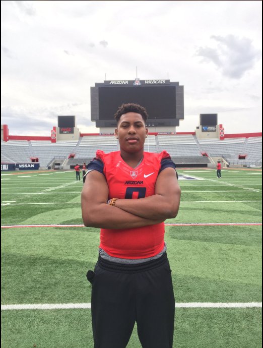 Adam Plant Jr 6'6 260lbs DE has Recommitted to the Arizona, HUGE #MoreBeef