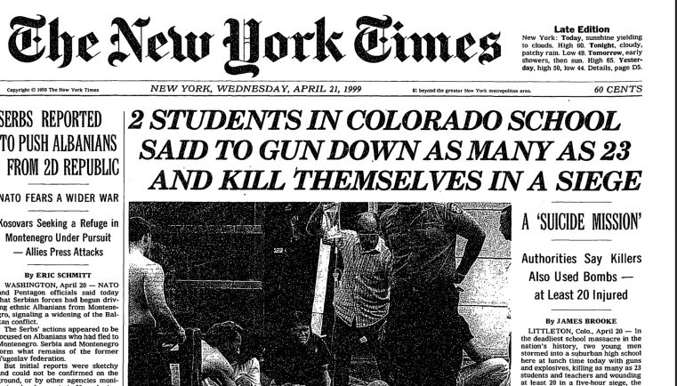 Columbine High School Shooting Killers